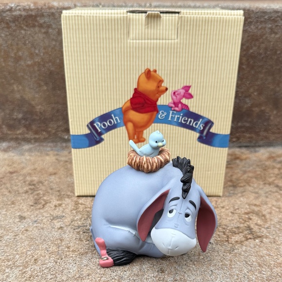 Disney | Accents | Disney Pooh And Friends Eeyore Figurine Vintage But ...